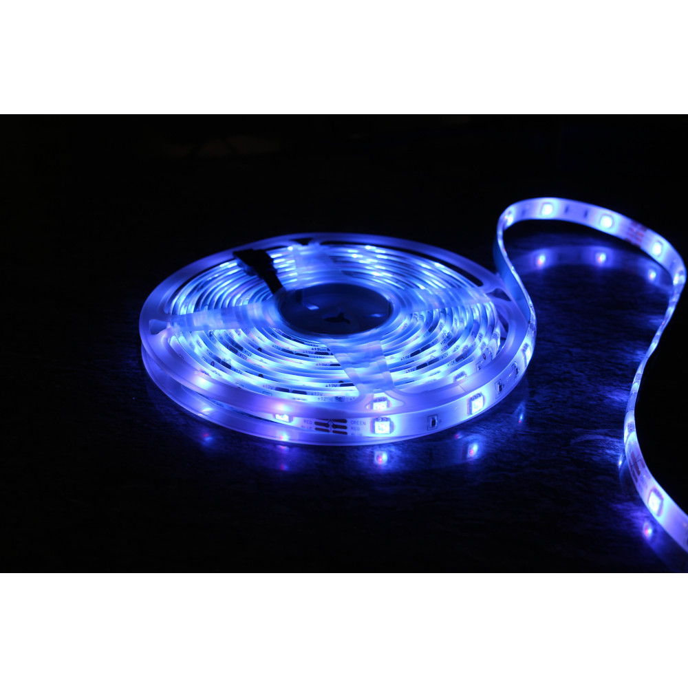 Ruban LED blanc et multicolore RGB 10 mètres sécable